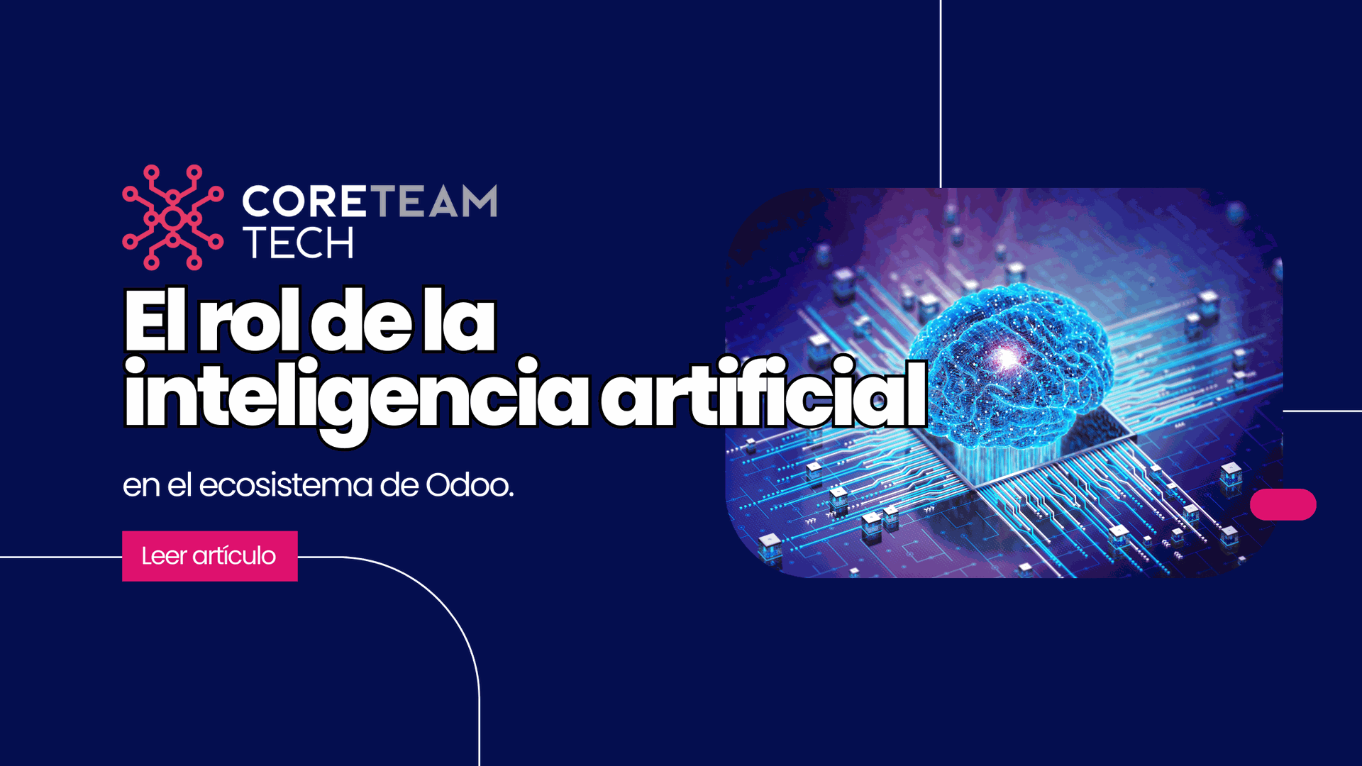 El rol de la inteligencia artificial en el ecosistema de Odoo | CoreTeam Tech